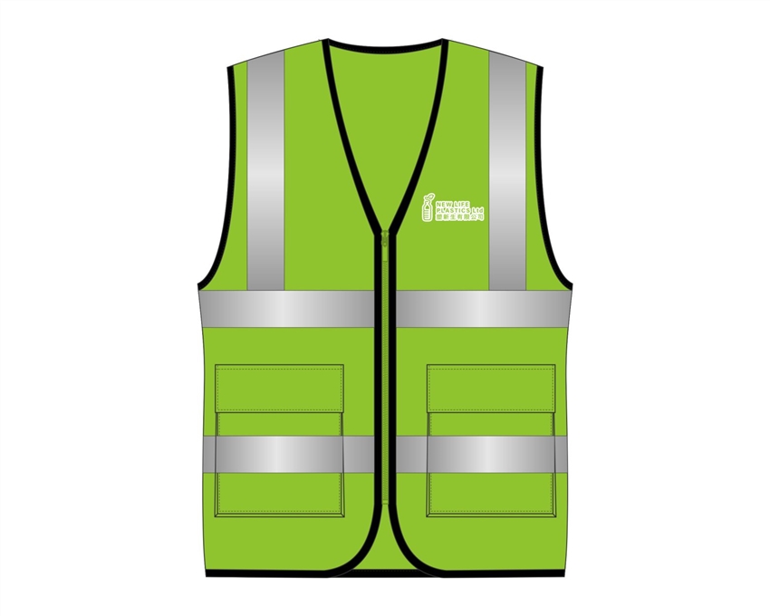 online custom reflective vest design double strip reflective vest ...