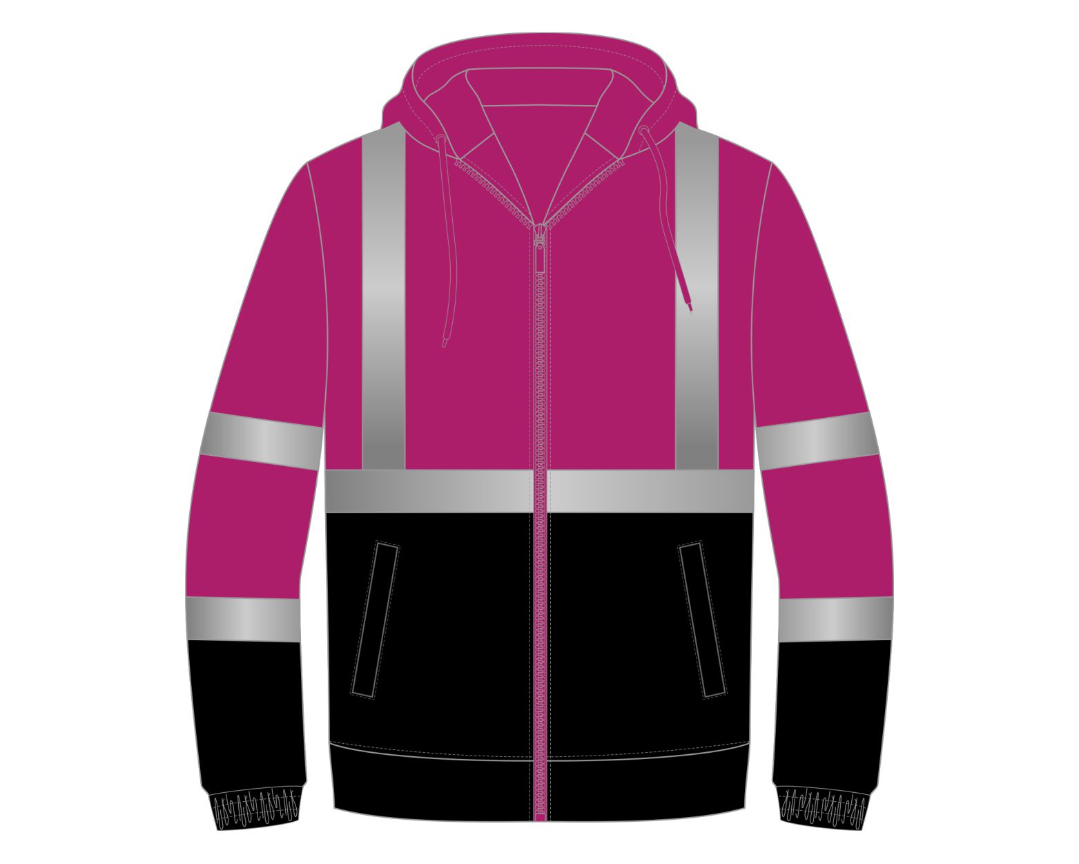 Online order to make a contrasting color engineering jacket Personal ...