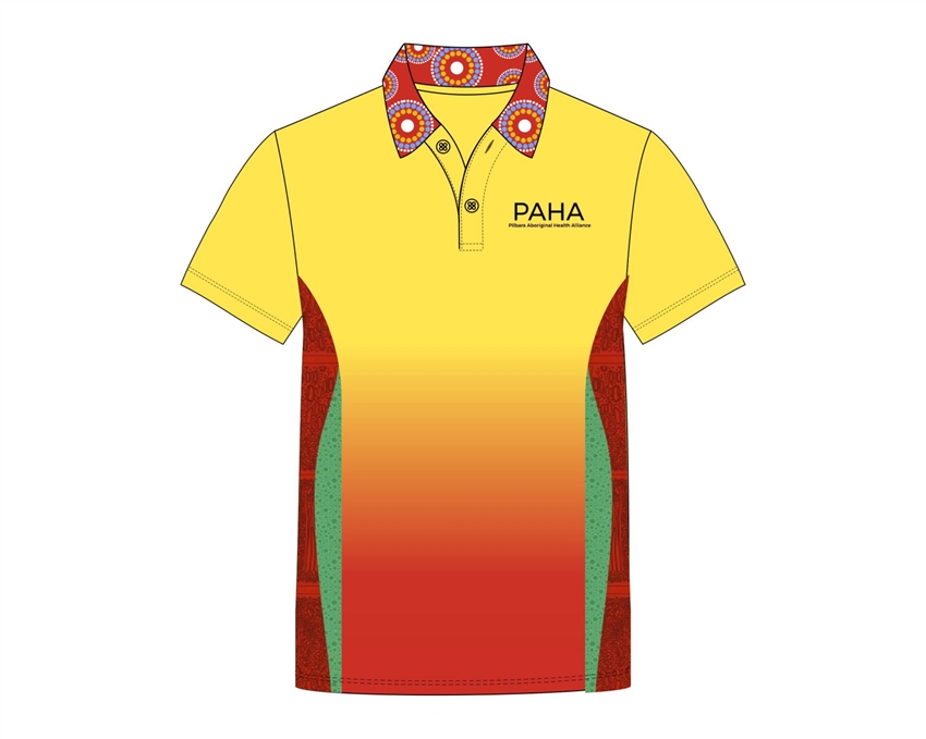 Polo shirts are made to order. Customized group contrast color shirts ...