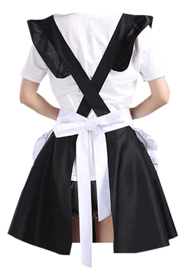 manufacture maid apron Fashion design Lace lace apron Lace pocket Lace ...