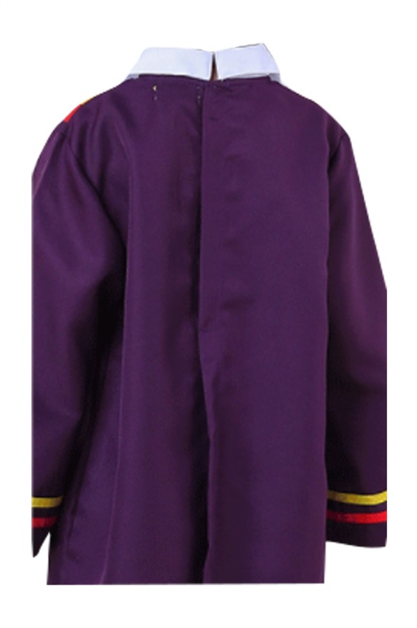 Custom-made Purple Long Sleeve Graduation Robe Design Back hook and ...