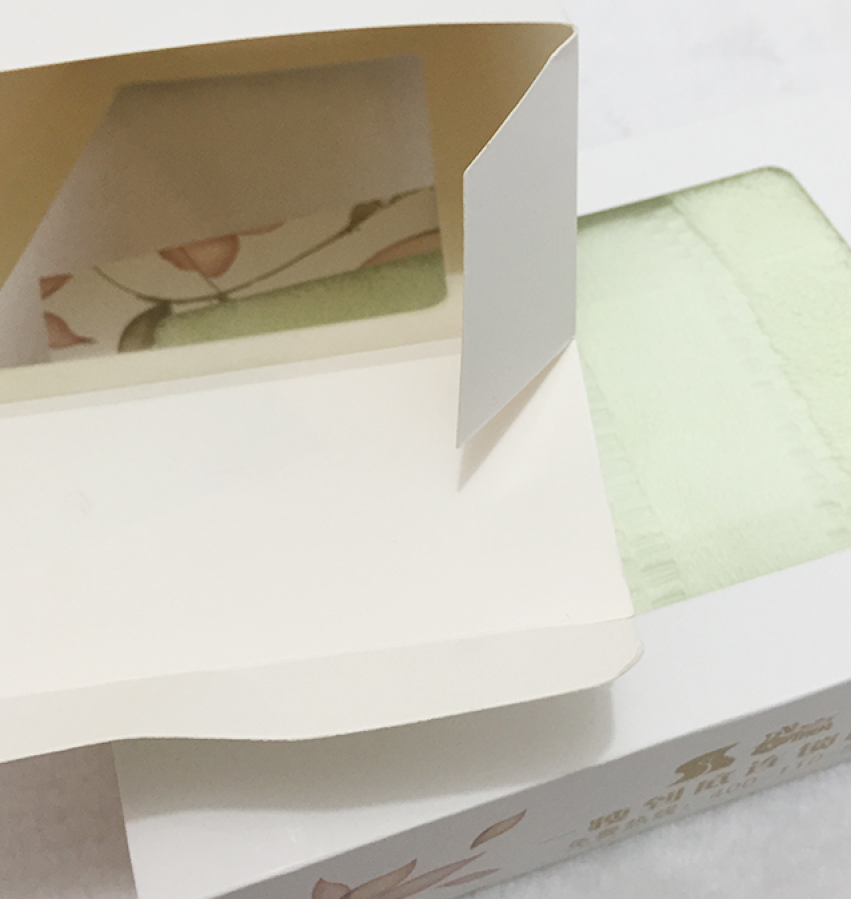 Custom paper towel box custom towel gift box design face towel gift box ...