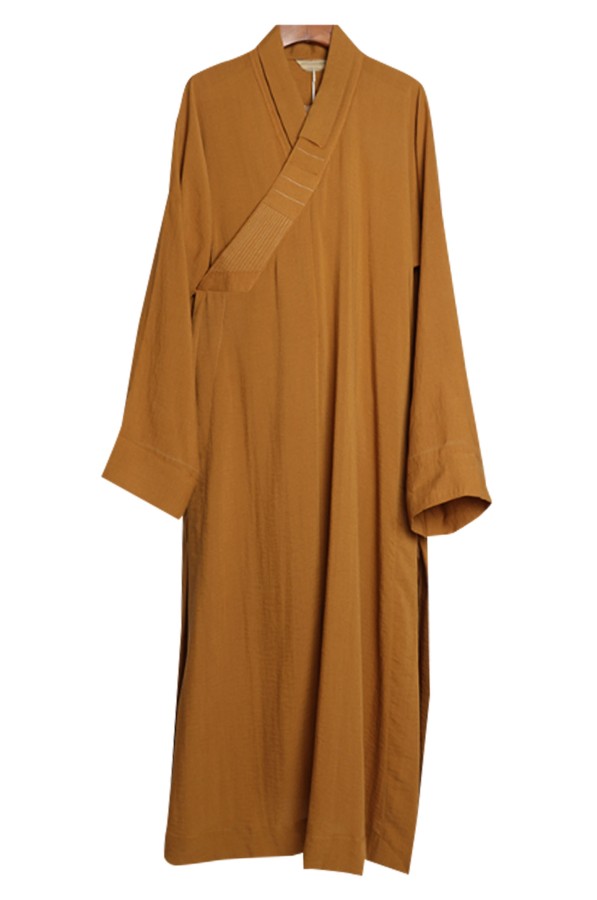 Custom-made long gown monk robe for monk, clothing gown, summer cotton ...