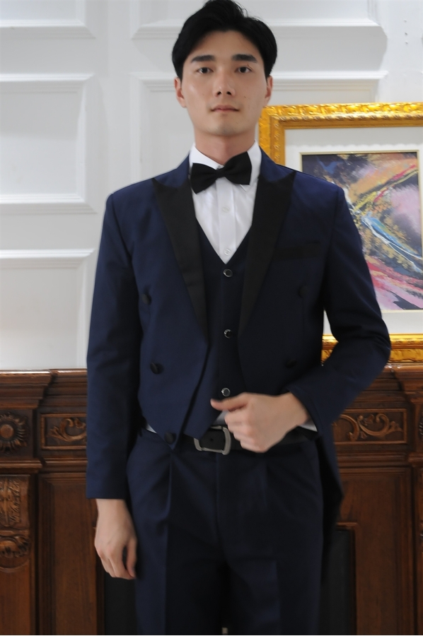 Custom made three piece casino uniform real life show waist-trimming ...