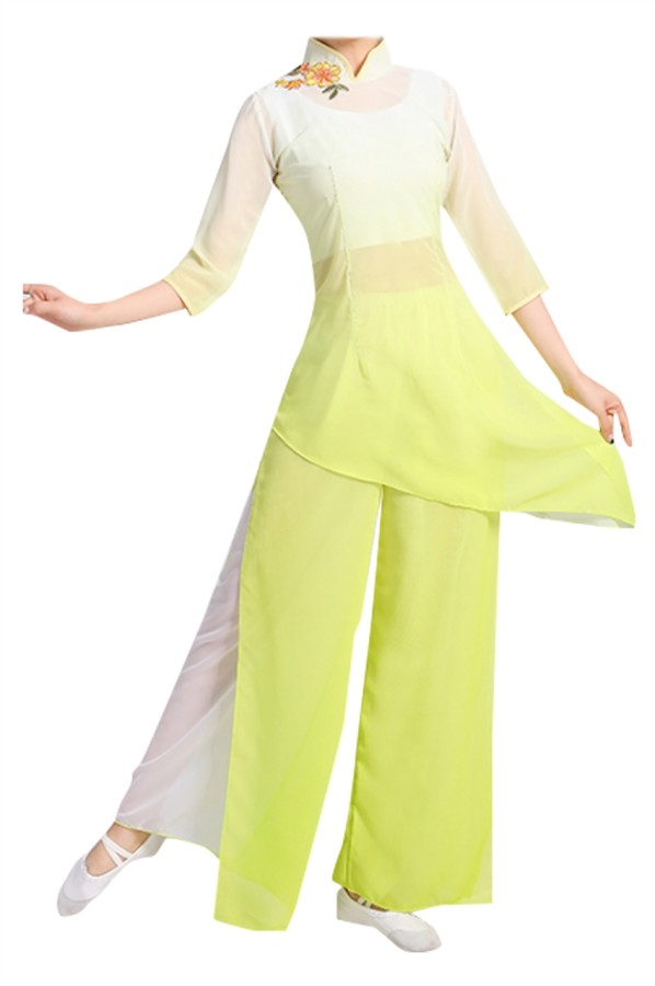 Customized classical dance costumes Rain hit plantain adult dance ...