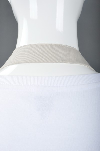 Design khaki apron fast food kitchen waiter apron custom made