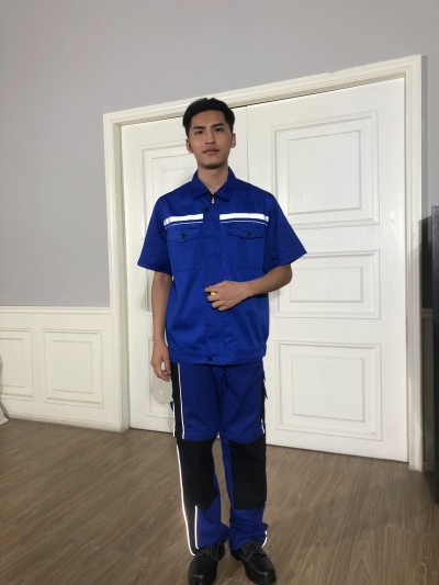 Custom Hotel Repair Uniforms Real-life show lapel workwear stitching ...