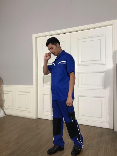 Custom Hotel Repair Uniforms Real-life show lapel workwear stitching ...