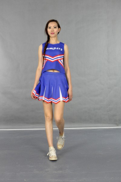 Group Vest Print Cheerleading Set Model Showcase Live Demonstration ...
