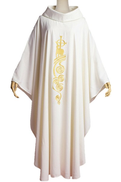 Customized Halloween priest costume embroidery Order Chasuble clergy ...