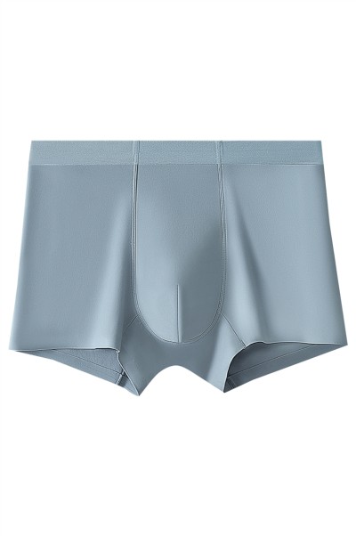 Customized seamless boxer briefs, solid color men's underwear, double ...