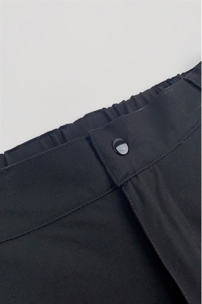 Custom-made black long slanted trousers Custom-made French coin pocket ...