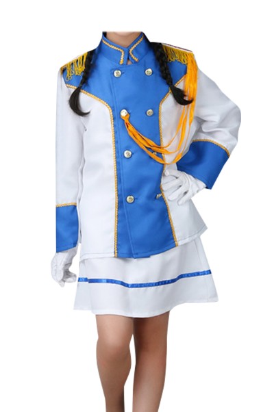 Custom-made performance flag-raising uniforms Personally designed blue ...