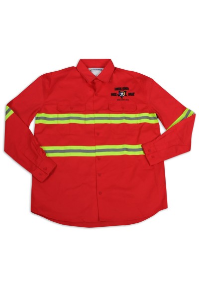 custom-made long-sleeved reflective industrial uniforms fluorescent ...