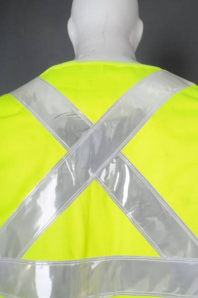 custom reflective industrial vest 100% polyester industrial uniform ...