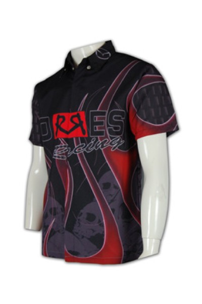 DS018 sublimated darts shirts HK darts jersey producer printed uniform ...