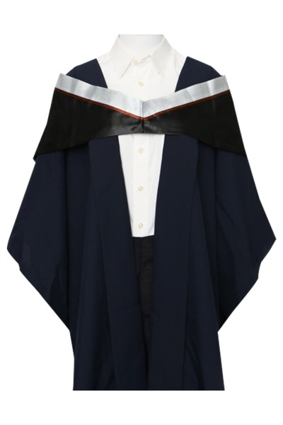 Design bright gray graduation robe shawl Customized Hong Kong ...