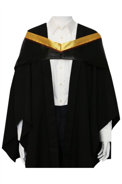Design golden yellow graduation robe shawl Customized bachelor's degree ...