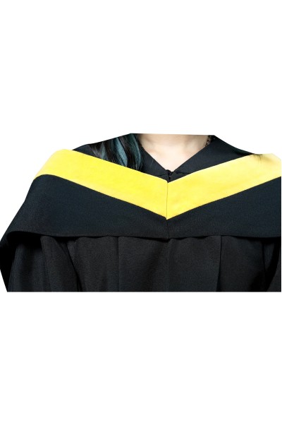 Design shawl yellow green graduation gown customized college graduation ...
