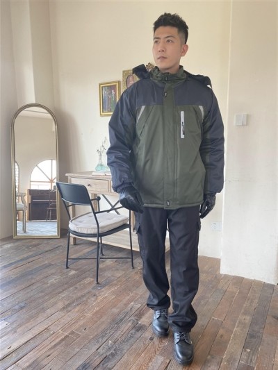 Design winter cold-proof work clothes Order men's outdoor work high ...