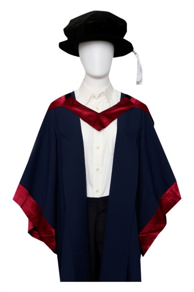 Designed Maroon Shawl Graduation Gown Tailor-made Hong Kong Polytechnic ...