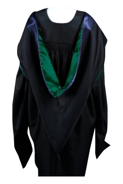 Designed Purple Silk Belt Graduation Gown Customized Green Graduation ...