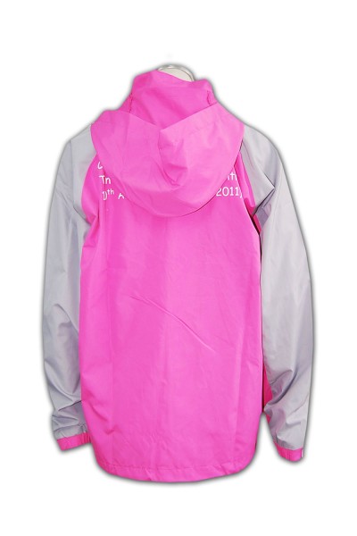 custom pink windbreaker ladies, design pink windbreaker ladies, pink ...