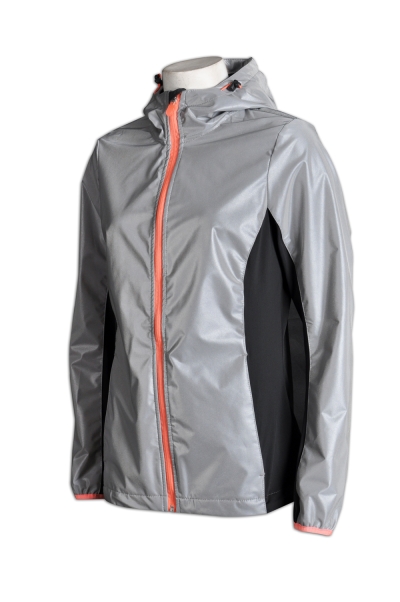 wholesale shiny windbreaker jacket ladies, reflective running ...