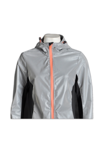 wholesale shiny windbreaker jacket ladies, reflective running ...