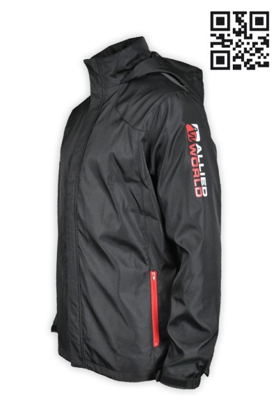 J489 velcro zip zipper jackets fashionable coats professional printed ...