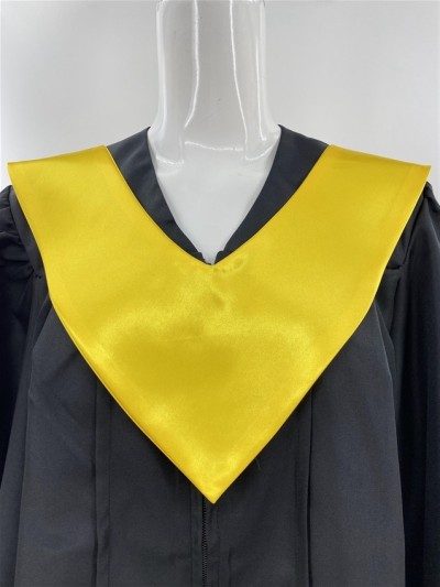 Manufacture of solid color graduation gown suits Custom zipper style ...