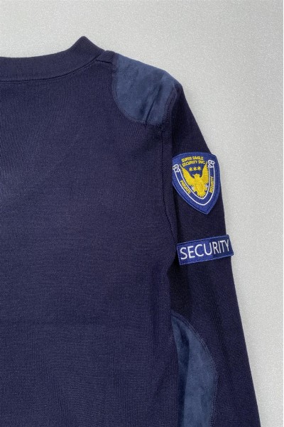 Large quantity customization of long-sleeved sweater security uniform ...