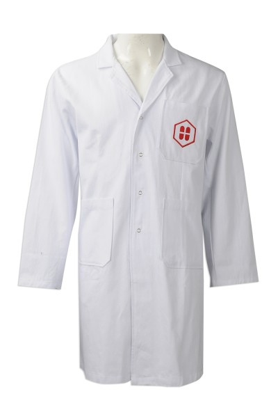 Tailor-made lab coat design doctor medical robe white coat manufacturers