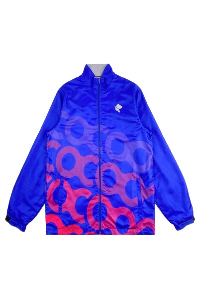 Online order custom-made blue long-sleeved windbreaker jacket Order ...