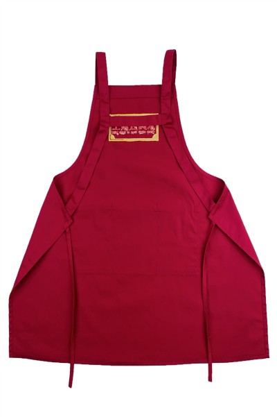 Online order custom-made red apron H-shaped apron design Catering apron ...