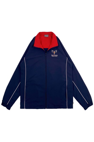 Online order custom-made windbreaker school uniform custom embroidered ...