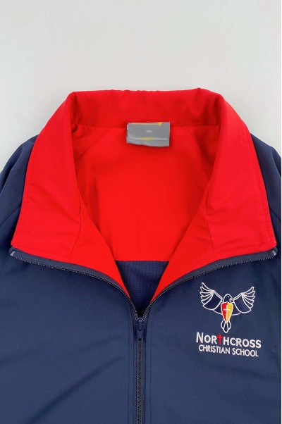 Online order custom-made windbreaker school uniform custom embroidered ...
