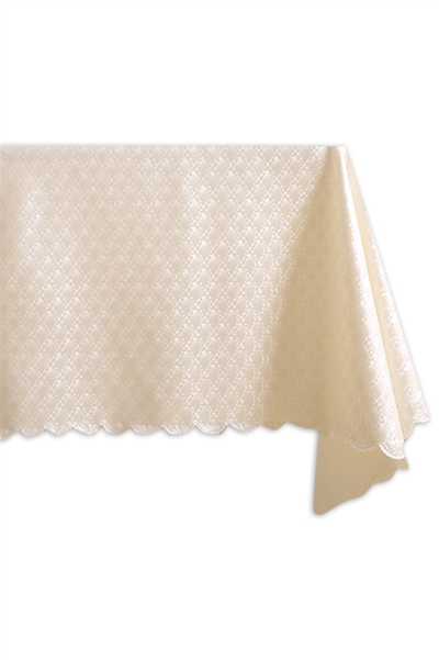 Online order waterproof PU tablecloth Design hotel catering Wedding ...