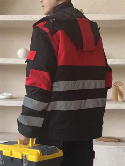 Order Reflective Strip Workwear Set Design Pure Cotton Workwear Warm ...