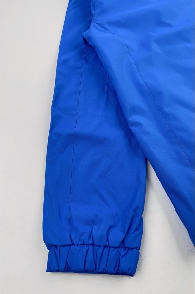 Order solid color hooded waterproof windbreaker jacket custom cuffs ...