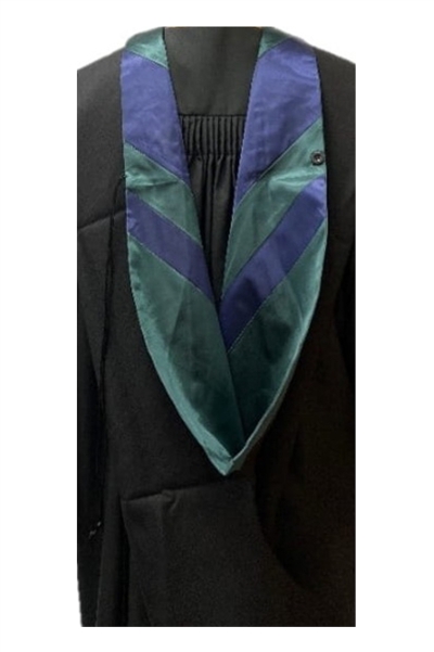 Personally designed Hang Seng University graduation gown, Evergrande ...