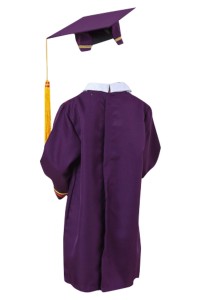 Custom-made Purple Long Sleeve Graduation Robe Design Back hook and ...