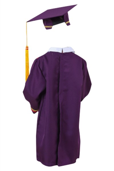 Custom-made Purple Long Sleeve Graduation Robe Design Back hook and ...