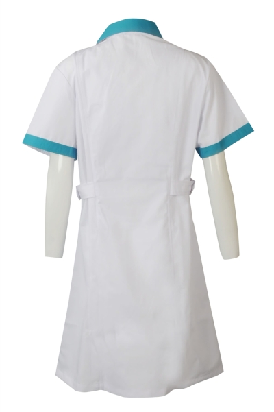 SKNU007 Order white clinic uniforms Custom-made princess collar nurses ...