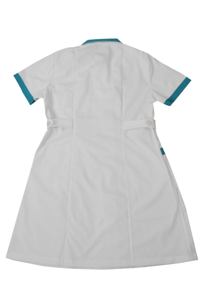 SKNU007 Order white clinic uniforms Custom-made princess collar nurses ...