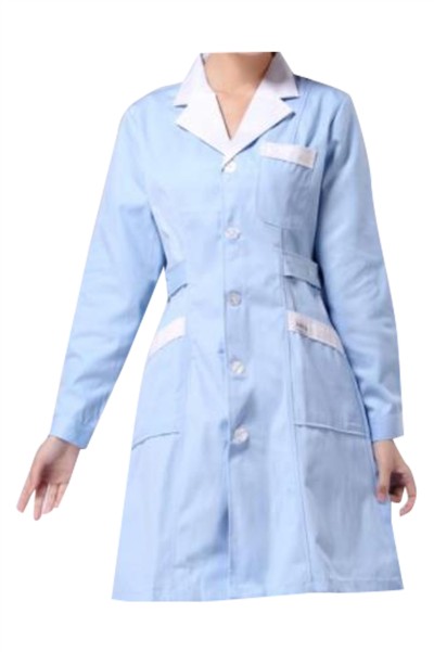 custom-made long-sleeved doctor robe design lapel laboratory pharmacy ...