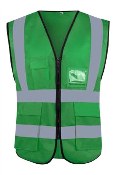 Mass custom-made zipper reflective vests Personal design multi ...