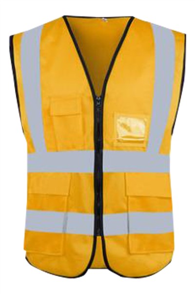 Mass custom-made zipper reflective vests Personal design multi ...