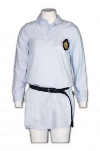 SU012 school uniform one piece dresses wholesale logo pattern tailor ...