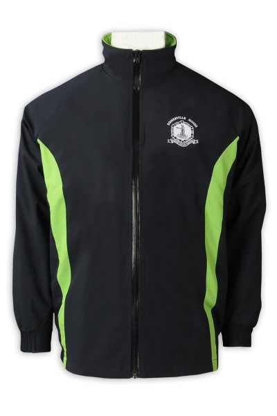 zipper windbreaker uniforms custom LOGO embroidery personalized mosaic ...